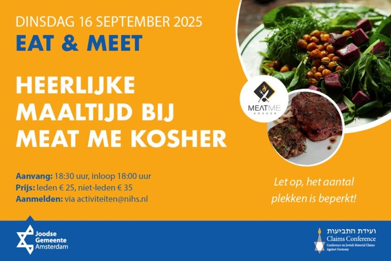 Eat & Meet bij Meat me Kosher - NIHS